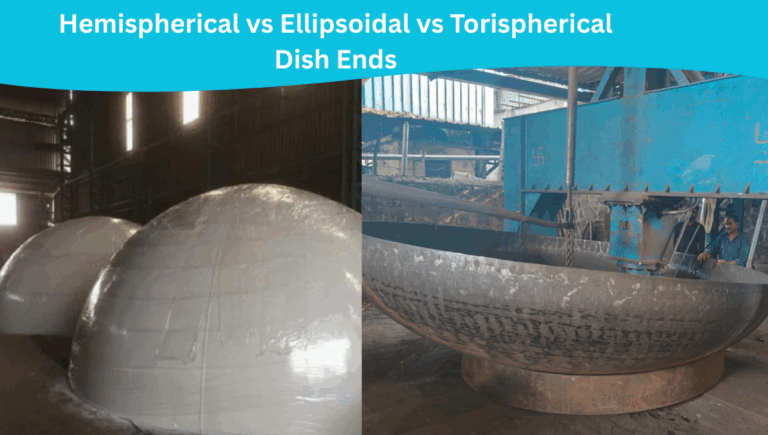 Hemispherical vs Ellipsoidal vs Torispherical Dish Ends