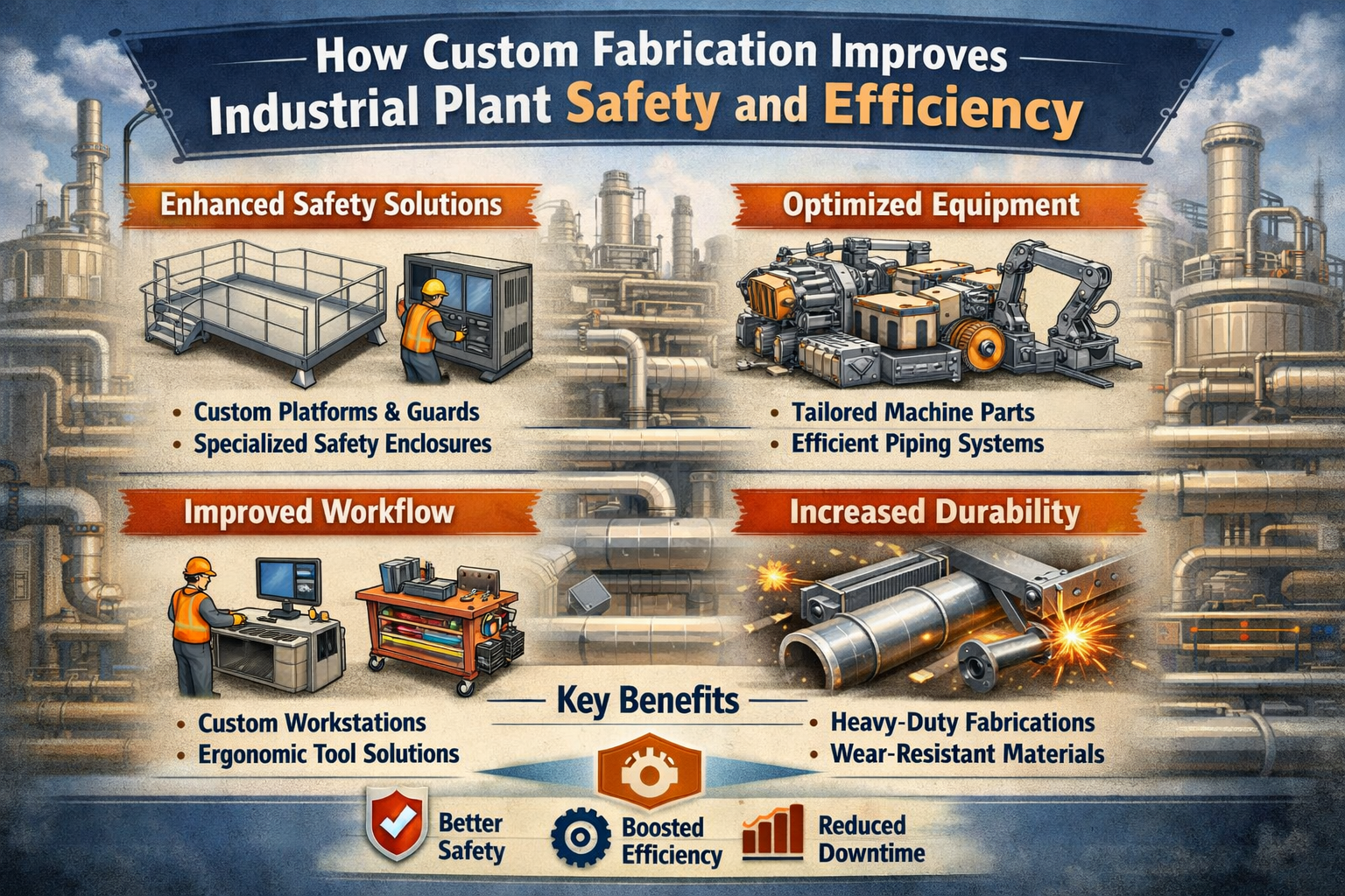 How Custom Fabrication Improves Safety and Efficiency